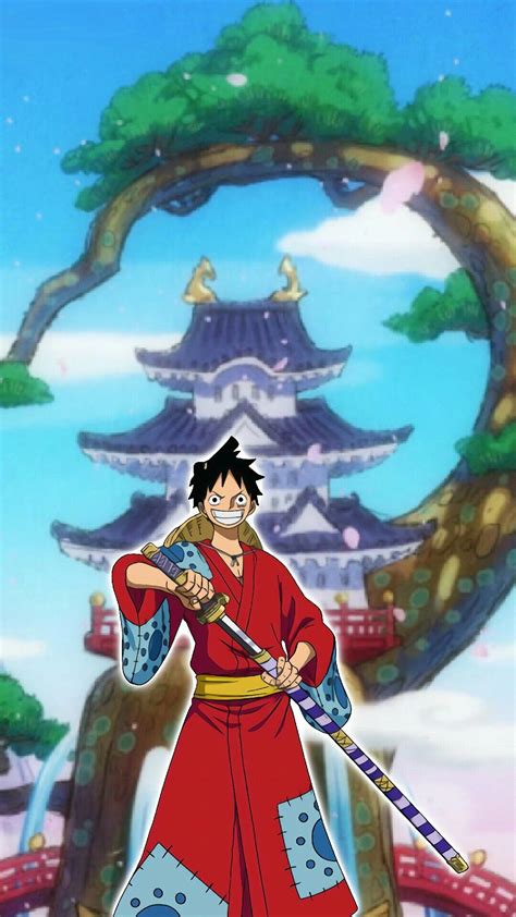 Pin Tillagd Av Garoxque På ワノ国 One Piece Bakgrundsbilder Iphone