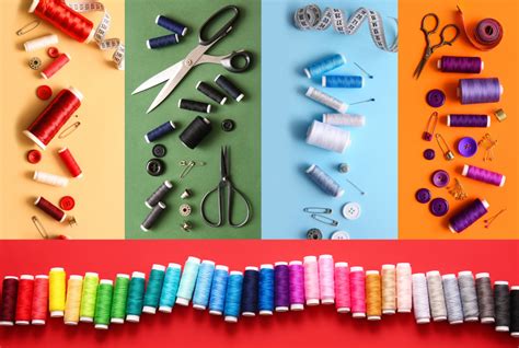 Threads And Tailoring Supplies Jigsaw Puzzle In Macro Puzzles On