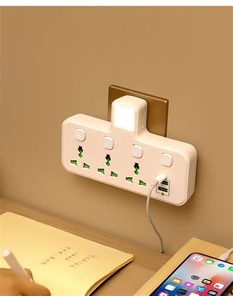Eu Uk Us Plug Ac Outlet Power Strip Multiprise Wall Socket Universal