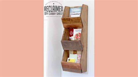 Cubby Shelf Pdf Free Woodworking