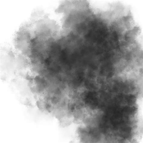 Rising Up Heavy Black Smoke Isolated On Transparent Background 23451328 PNG