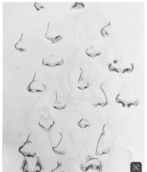 Нос скетч 85 фото