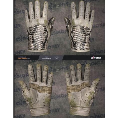CSGO Driver Gloves King Snake FT Video Gaming Gaming Accessories Game Gift Cards Accounts