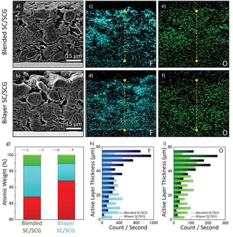 Ab Cross‐sectional Sem Images And Edx Maps Of Cd F Cyan And Ef