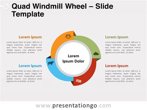 Powerpoint Quad Chart Template
