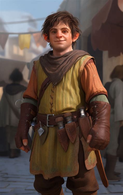 Halflinghobbit Dungeons And Dragons Characters Pathfinder Character