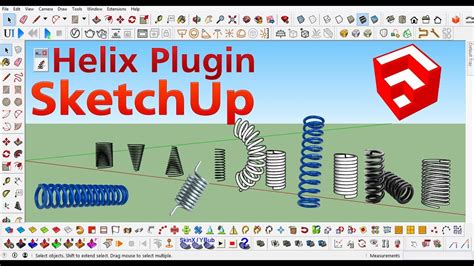 Sketchup Helix Plugin Explained Youtube