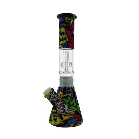 Glass Pipe Smoking Silicone Smoking Hand Pipe Tobacco Dab Rig Pipes For