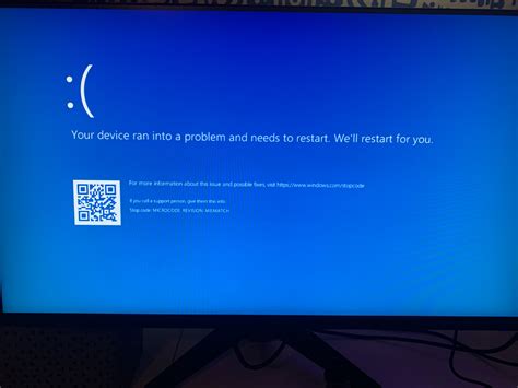 Bsod Stop Code Microcode Revision Mismatch Amd Community