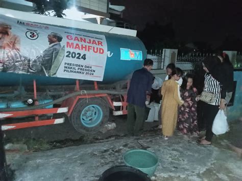 TPD Dan Relawan Ganjar Mahfud Provinsi Lampung Gelar Giat Sosial