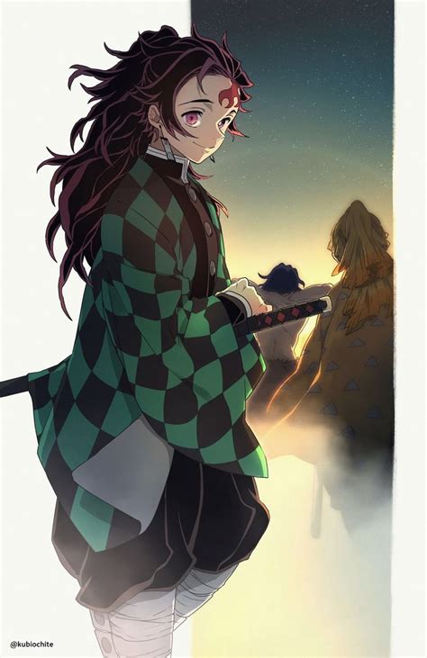 Save And Follow Tanjiro Kamado • Demon Slayer • Kimetsu No Yaiba