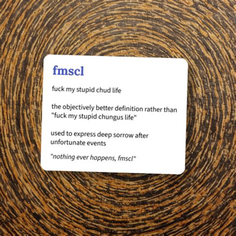 Urban Dictionary Fmscl