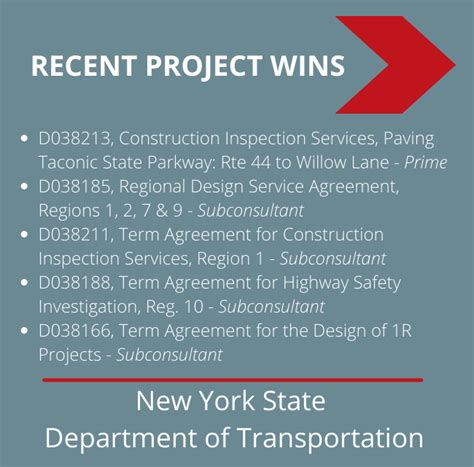 Recent Nysdot Design And Construction Inspection Wins Hvea Engineers