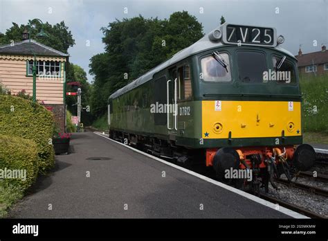 Class 25 Diesel Locomotive D7612 On The Watercress Line Mid Hants