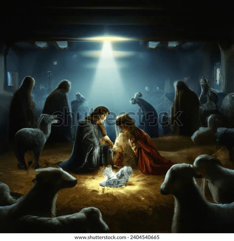 Jesus Birth Bethlehem Ai Generated Image 2404540665 Shutterstock