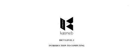 Dict Introduction To Computing May 2017 Past Question Paper And Answers