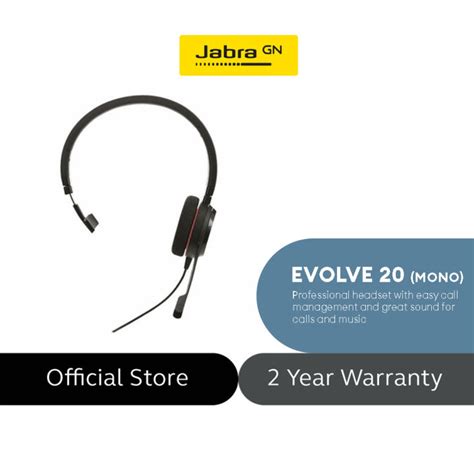Jabra Evolve Ms Mono Usb A Or Usb C A Headset Lazada Ph