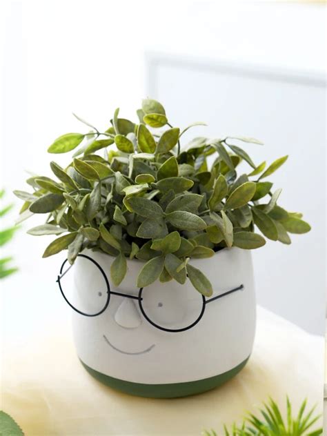 Pot de fleur en résine Famille Déco chez leo