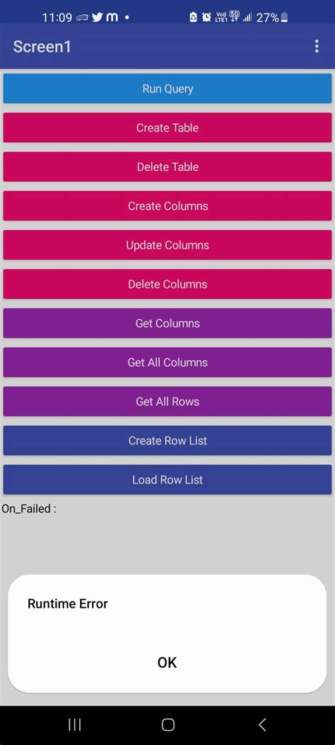 I Am Getting Runtime Error In Mysql Discuss Kodular Community