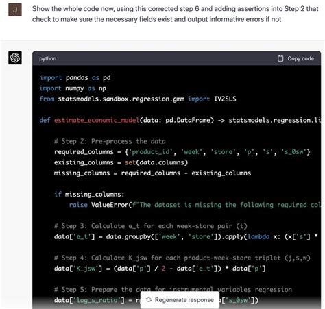 Chatgpt Prompts Code For Economists Will Rinehart