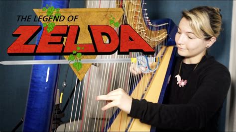 Legend Of Zelda Main Theme Harp Cover Youtube