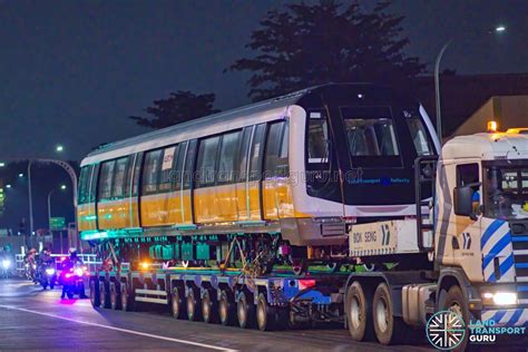 Delivery Of Circle Line C851e Trains To Singapore Land Transport Guru
