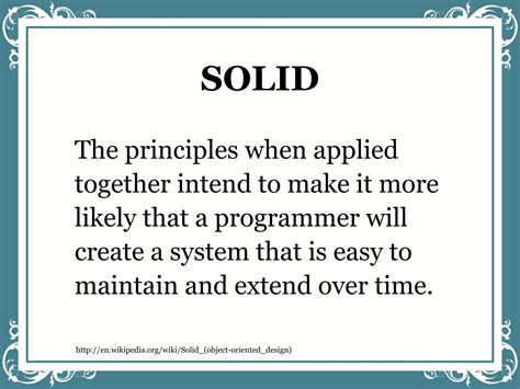 Single Responsibility Principle Ppt