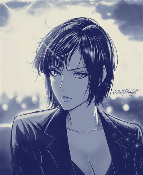 Fubuki Blue Sketch By Mostlybluewyatt On Deviantart