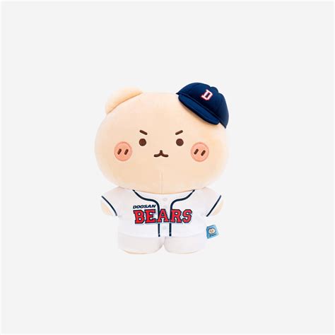 두산 베어스 X 망그러진곰 중형 스탠딩 인형 Doosan Bears Kream