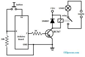 Arduino Relay Circuit Diagram Wiring Working Its Code