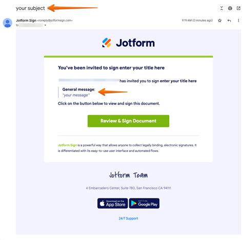 sending form through a text message