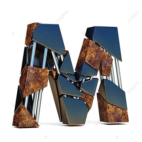 黑色棕色骨折字體字母 M 3d 復古黑色臟 照片背景圖桌布圖片免費下載 Pngtree