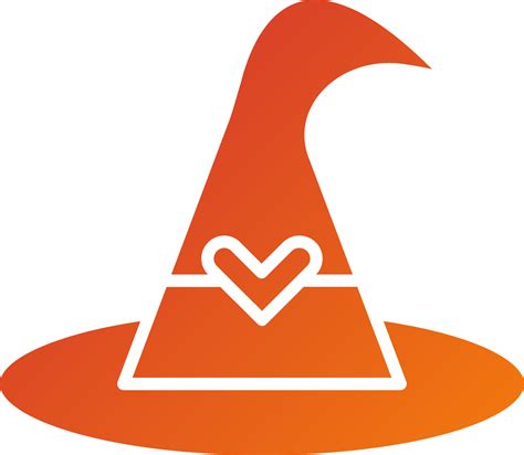 Witch Hat Icon Style 21759866 Vector Art At Vecteezy