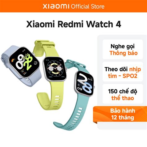 Đồng Hồ Thông Minh Xiaomi Redmi Watch 4 Bản Quốc Tế Tiếng Việt Shopee Việt Nam