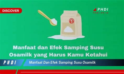 Ketahui Manfaat Susu Osamilk Yang Bikin Kamu Penasaran