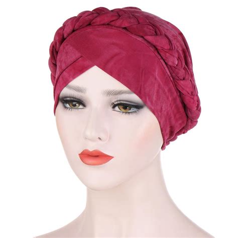 Braid Tulband Hijab Caps Voor Vrouwen Tie Dye Head Grandado