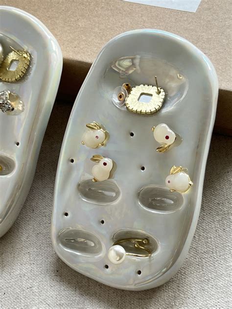 헤이유드 헤이유드 귀여운 악세사리 트레이 귀걸이 정리함 보석함 위시버킷