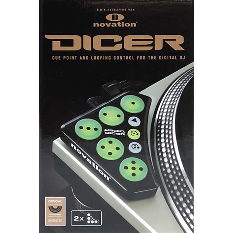 novation dicer dj cue point and looping controller guitar center