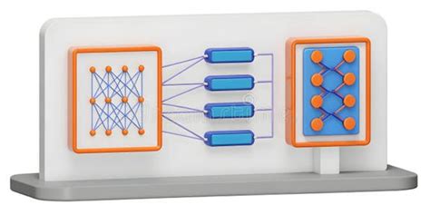 Visualizing Neural Networks A 3d Model Showing Interconnected Nodes And Processing Layers