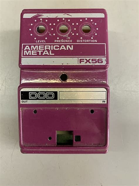 Dod Fx56 American Metal 1990s Purple Reverb