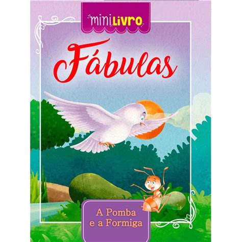 Livro Fábulas A pomba e a formiga Submarino