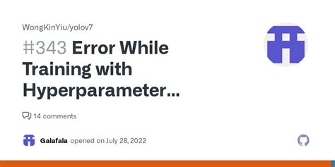 Error While Training With Hyperparameter Evolution · Issue 343
