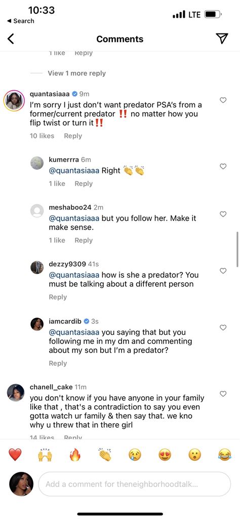 Cardi B On Twitter Bitches Be In The Comments Saying Shot For