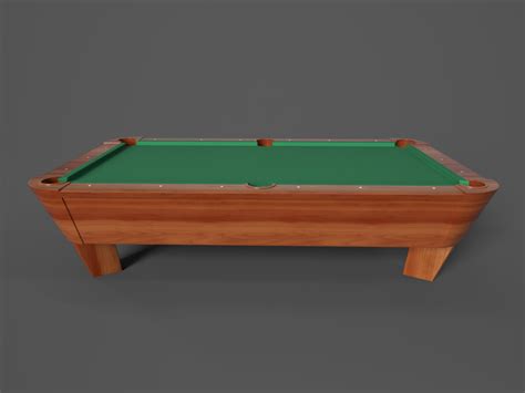 Pool Table Pbr 3d Model 3d Models World