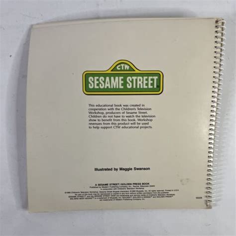 Vintage Sesame Street Big Bird Beep Books Beeper With 3 Books Tested