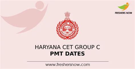 Haryana CET Group C PMT Dates 2023 Out 2nd Phase Schedule