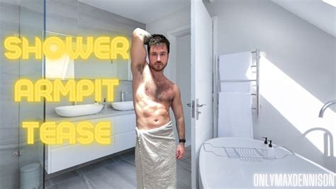 Gay Hairy Muscular Armpit Shower Tease And Flex Onlymaxdennison