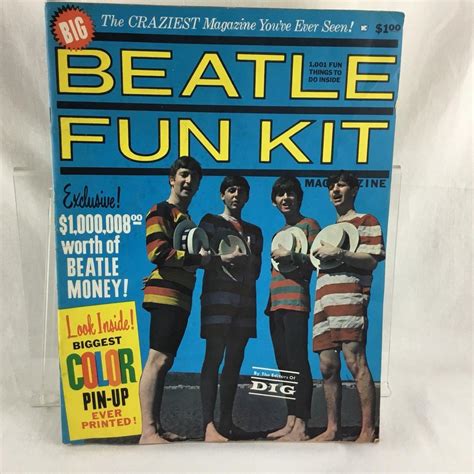 Vintage The Beatles Fun Kit Original 1964 Magazine Beatlemania 60s