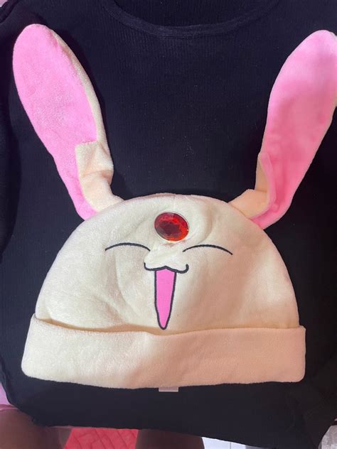 Comic Alley White Mokona From Tsubasa Soft Plushie Hat Womens Fashion Watches And Accessories