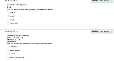 Solved Question Points Save Answer Consider The Chegg
